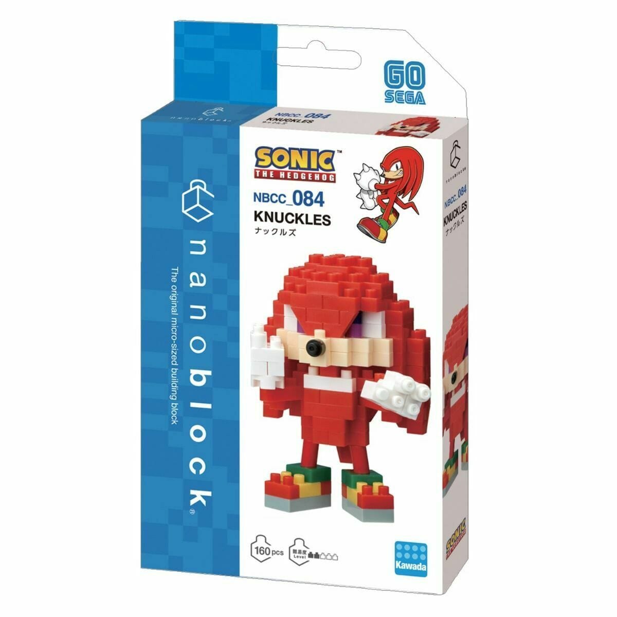 Nanoblock Sonic the Hedgehog Knuckles (160 PCS) | Undiscovered Realm