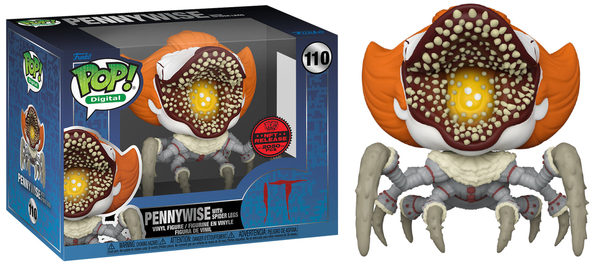 Funko Pop! It Chapter Two Pennywise with Spider Legs NFT Exclusive #110 ...
