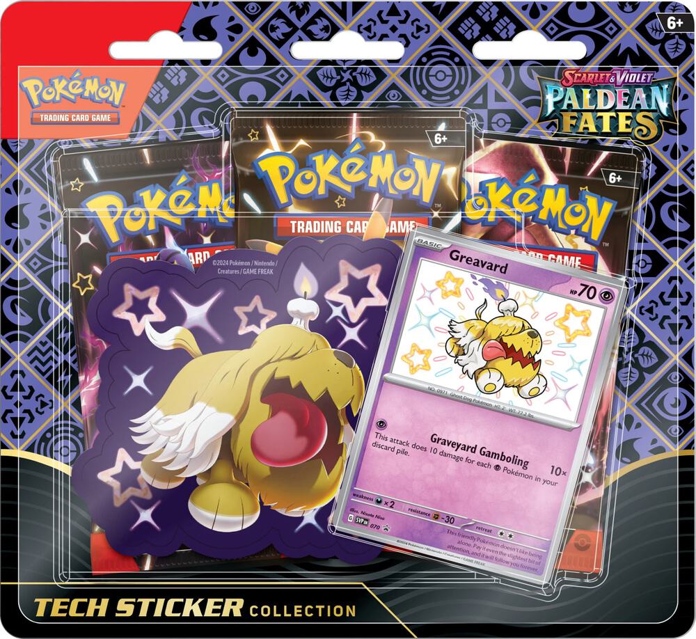 Pokemon TCG Paldean Fates Tech Sticker Collection [Greavard]