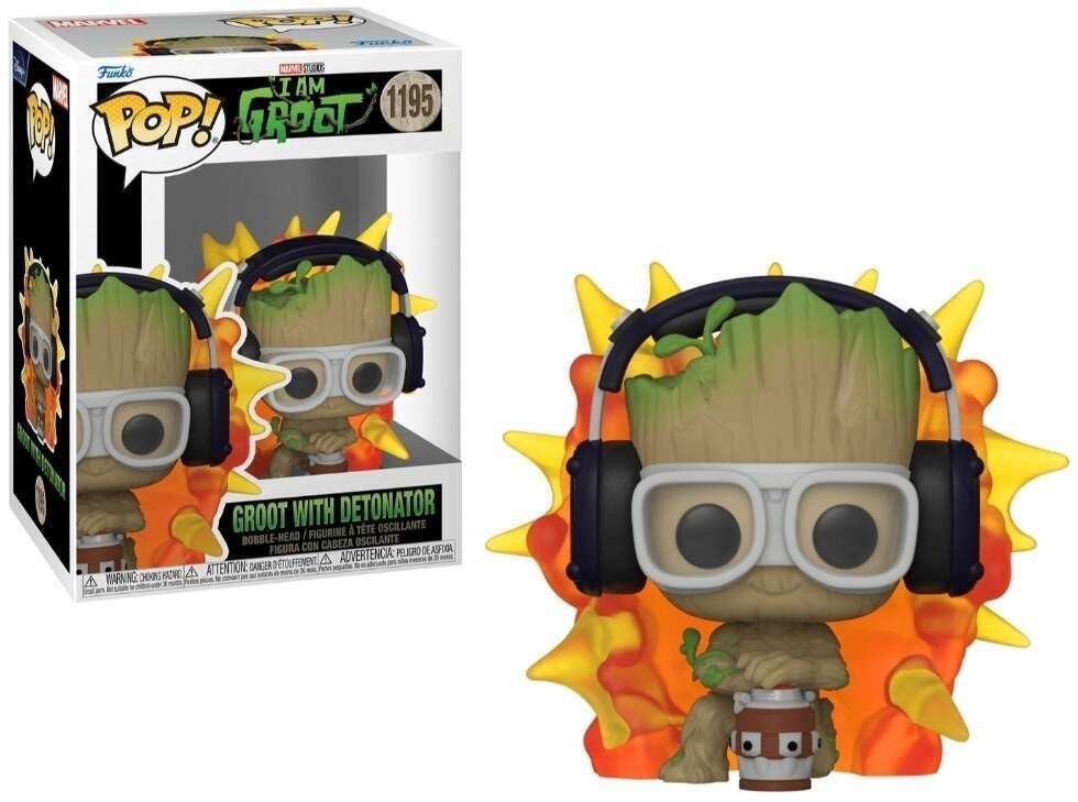Funko Pop! I Am Groot Groot with Detonator #1195 | Undiscovered Realm