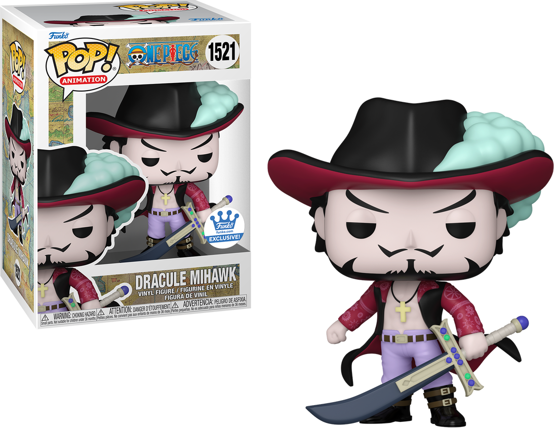 Funko Pop! One Piece Dracule Mihawk Exclusive #1521 – Undiscovered Realm