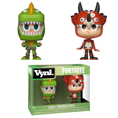 (Box Damage) Funko Vynl Fortnite Rex and Tricera Ops 2 Pack