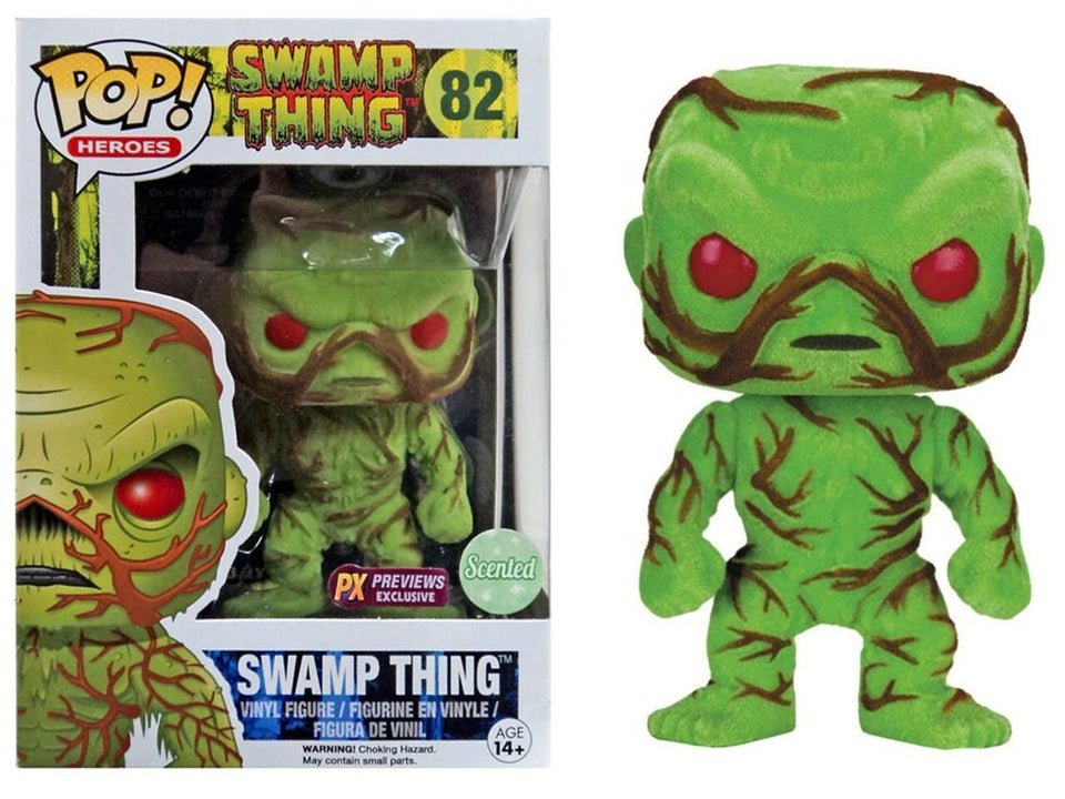 DC Heroes Swamp Thing (Flocked)(Scented) Exclusive Funko Pop! #82