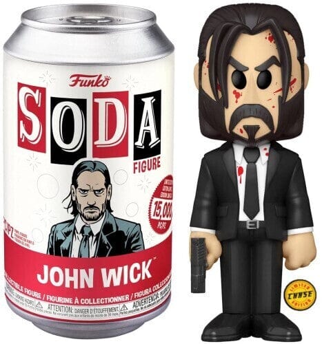 Funko Vinyl Soda John Wick (Bloody) Chase (Opened Can)