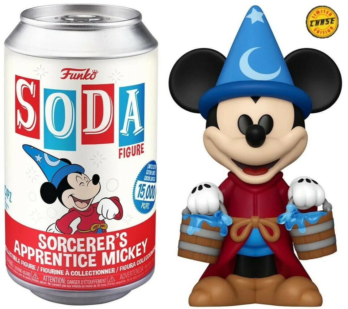 Funko Vinyl Soda Sorcerer's Apprentice Mickey Chase (Opened Soda)