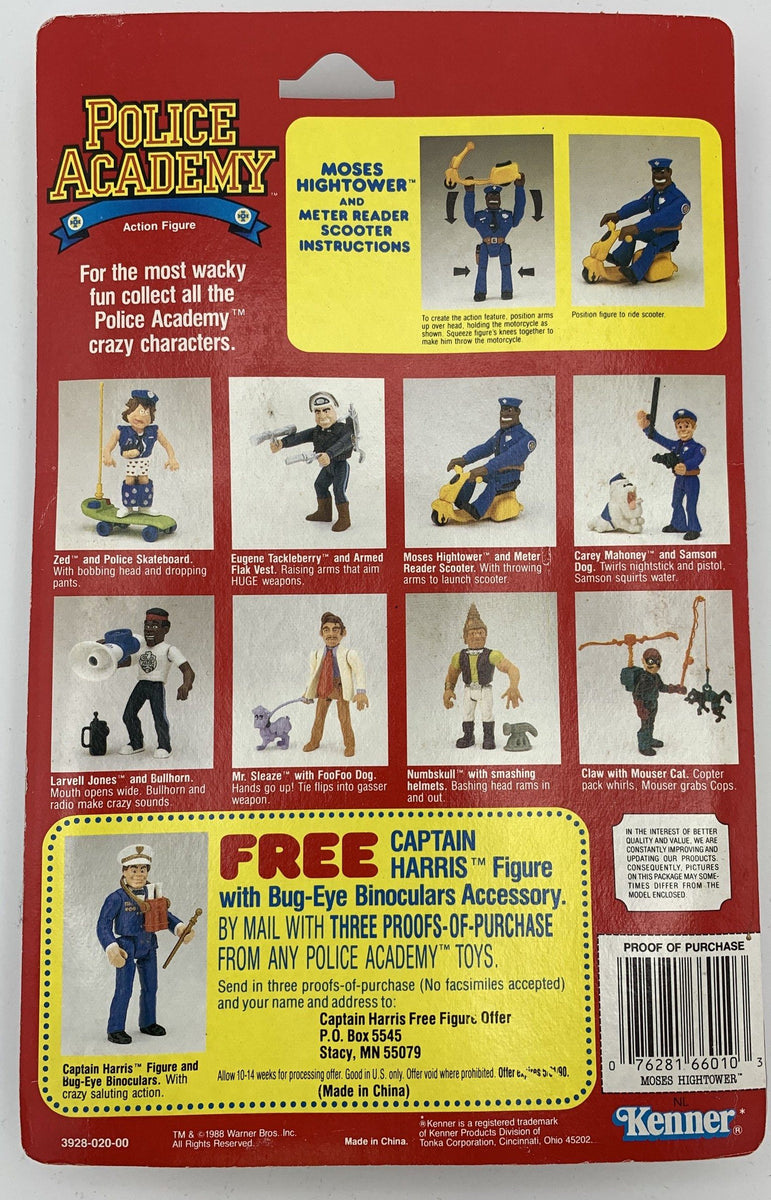 Kenner Police Academy Moses Hightower Vintage Action Figure