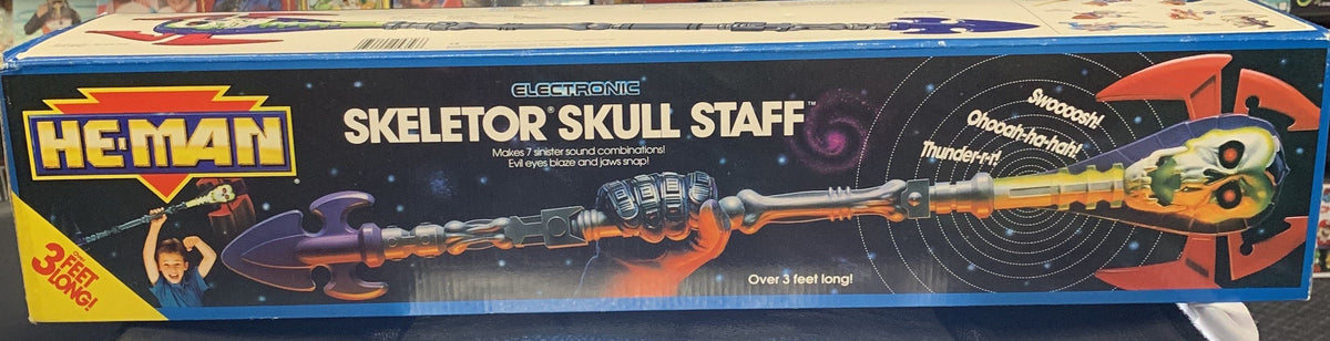 Mattel He-Man Electronic Skeletor Skull Staff Masters of the Universe ...