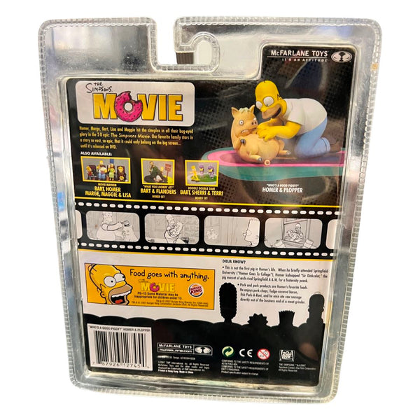 McFarlane The Simpsons Movie Homer & Plopper (Spider Ham) Action Figure