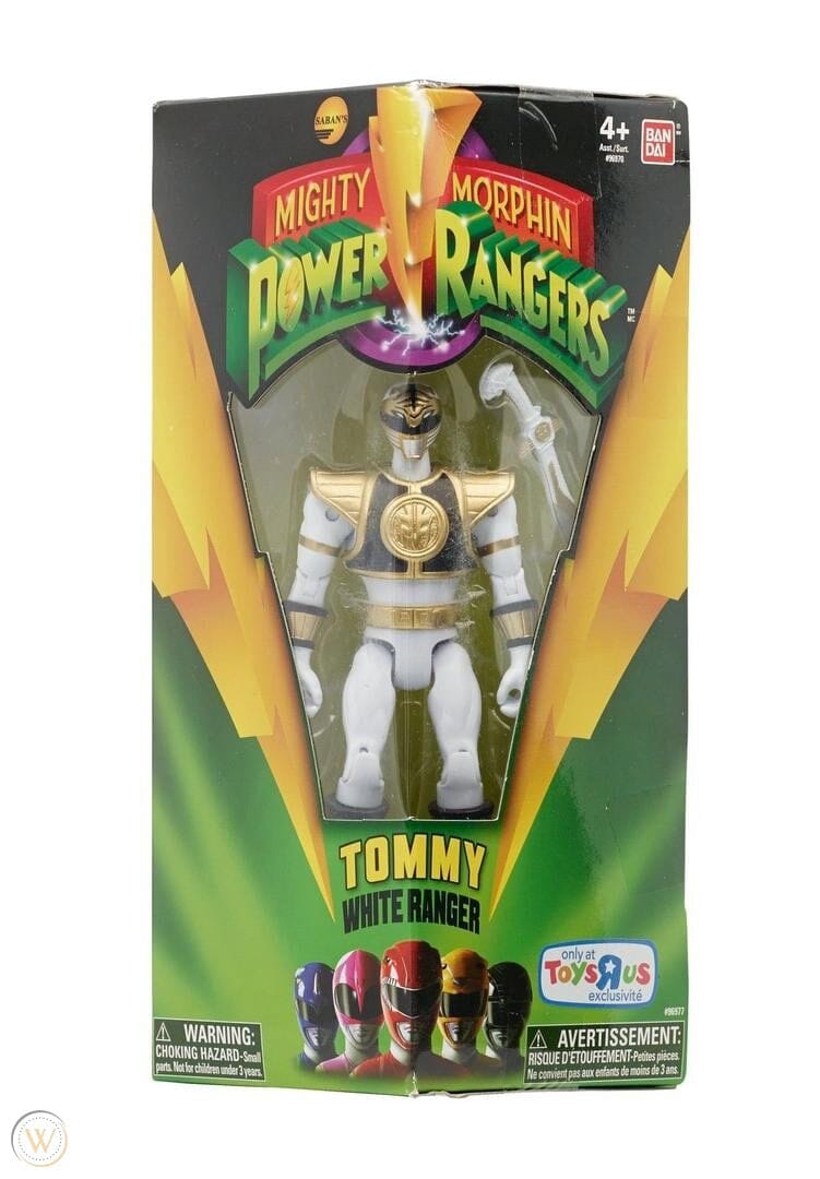 Mighty Morphin Power Rangers Tommy White Ranger (Toys R Us Exclusive ...