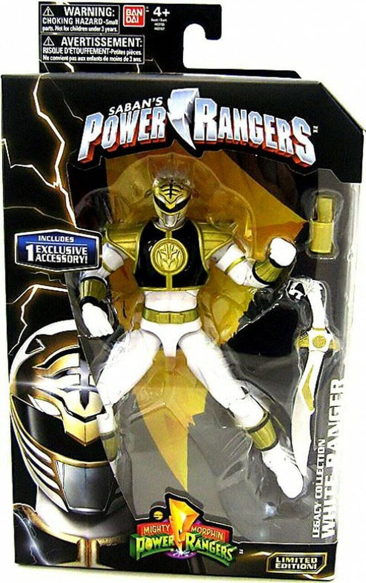 Mighty Morphin Power Rangers White Ranger Legacy Action Figure