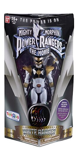 Mighty Morphin Power Rangers White Ranger Movie (Toys R Us Exclusive ...