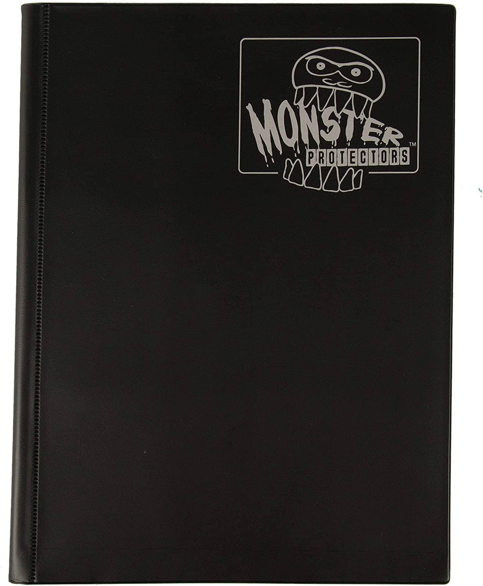 Monster Binder 9 Pocket Side Loading Matte Black | Undiscovered Realm