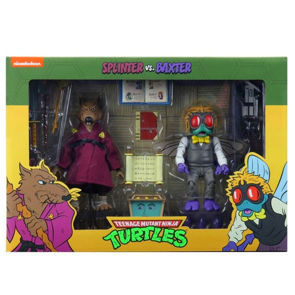 Neca Splinter and Baxter Teenage Mutant Ninja Turtles (TMNT) 7 Inch ...