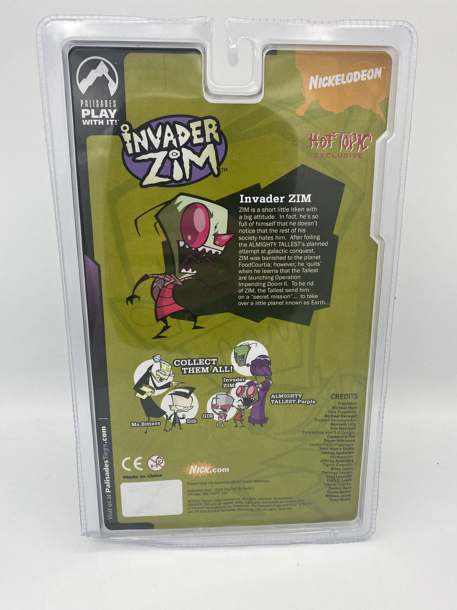 Palisades Toys Invader Zim with Irken Monitor Exclusive Figure
