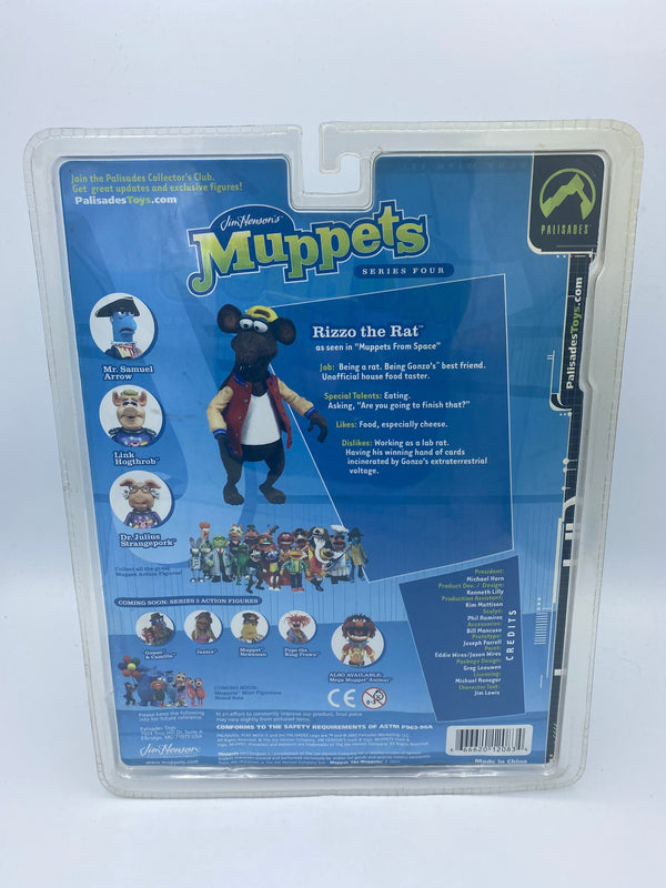 Palisades Toys Muppets Series Four Rizzo the Rat (Blue Shirt) Figure
