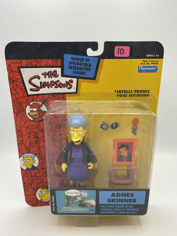Playmates The Simpsons Agnes Skinner Series #16 Action Figure