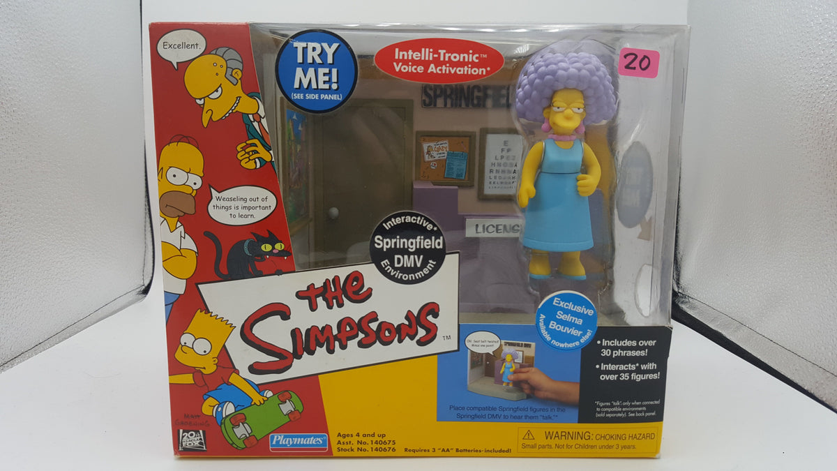 Playmates The Simpsons Environments Springfield DMV with Selma Action ...