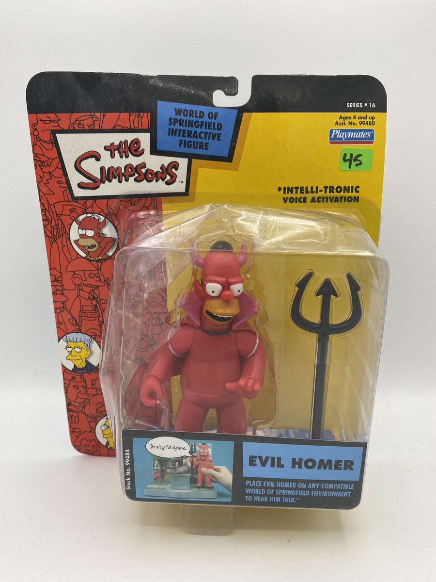 Playmates The Simpsons Evil Homer Series #16 Action Figure ...
