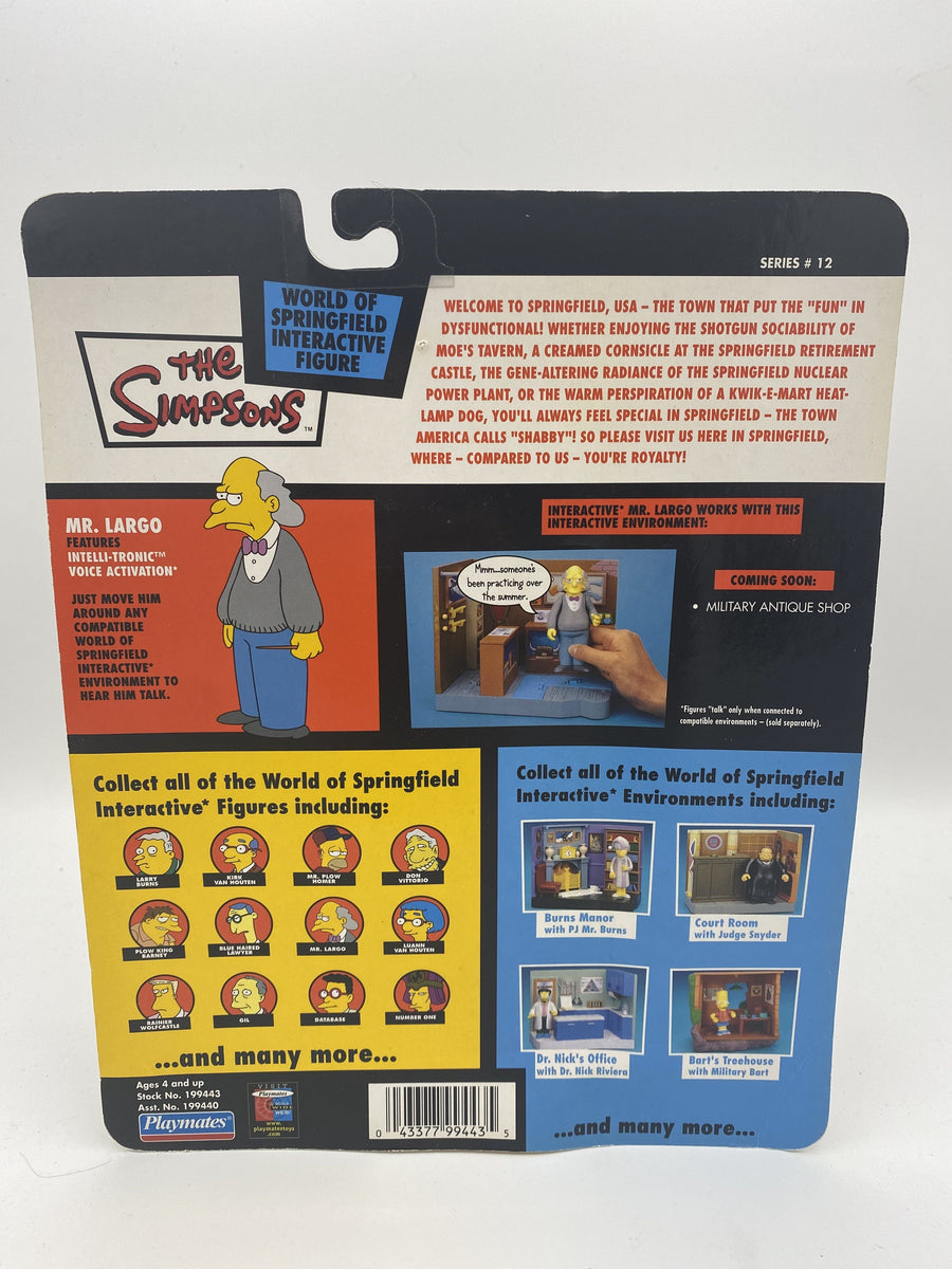 Playmates The Simpsons Mr Largo Series #12 Action Figure