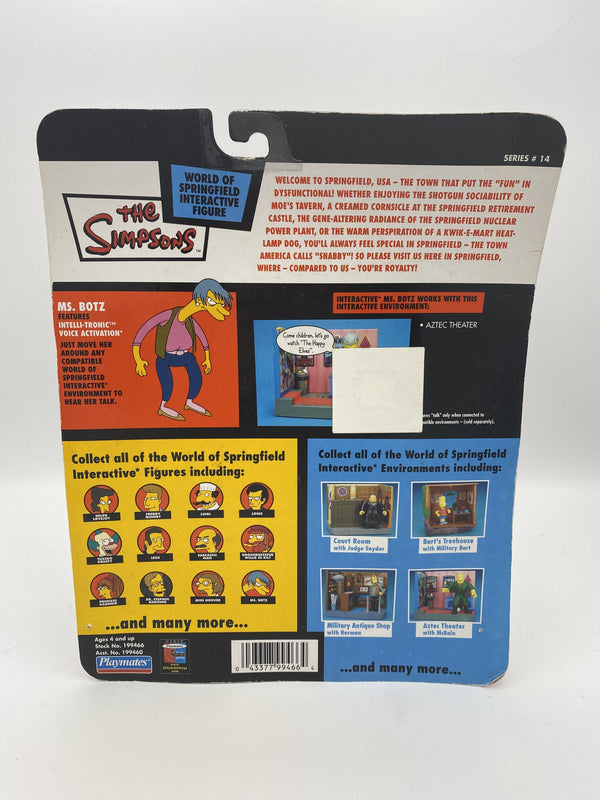 Playmates The Simpsons Ms Botz Series #14 Action Figure