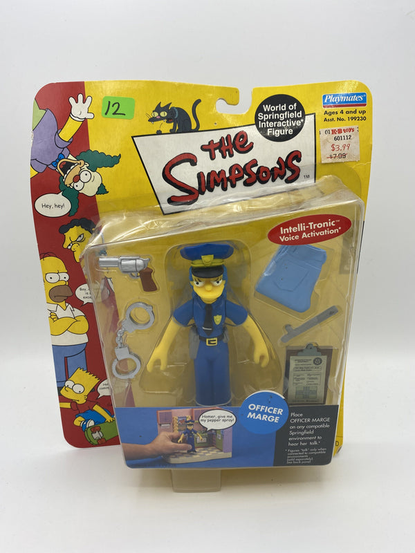 Playmates The Simpsons Officer Marge Series #7 Action Figure ...