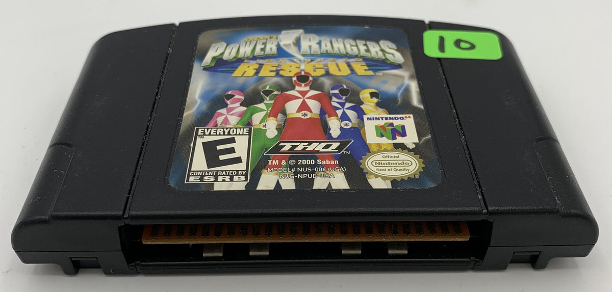 Power Rangers Lightspeed Rescue for the Nintendo 64 (N64) (Loose Game)