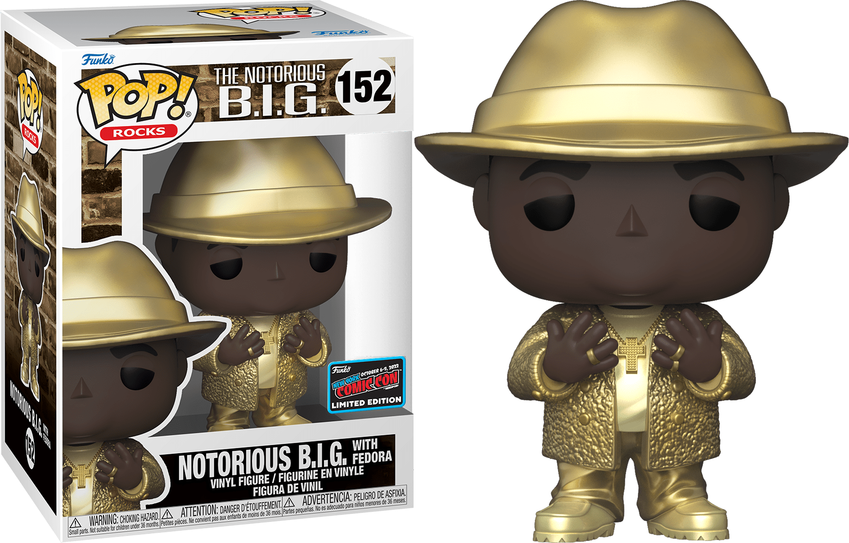The Notorious B.I.G (Gold Suit) Biggie Smalls NYCC (Official Sticker ...