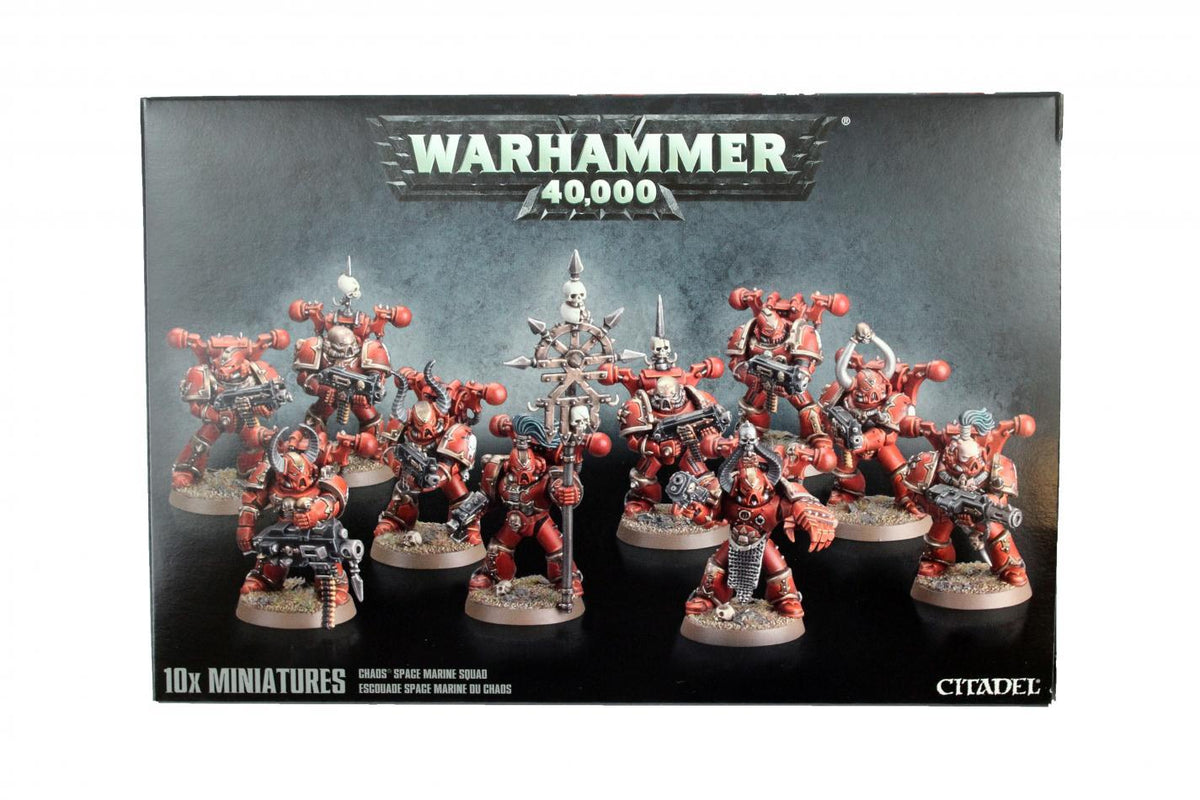 Warhammer 40k Chaos Space Marine Squad | Undiscovered Realm
